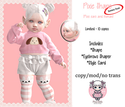 Second Life Marketplace - [Pixie Dolls] Limited Shape: Pixie